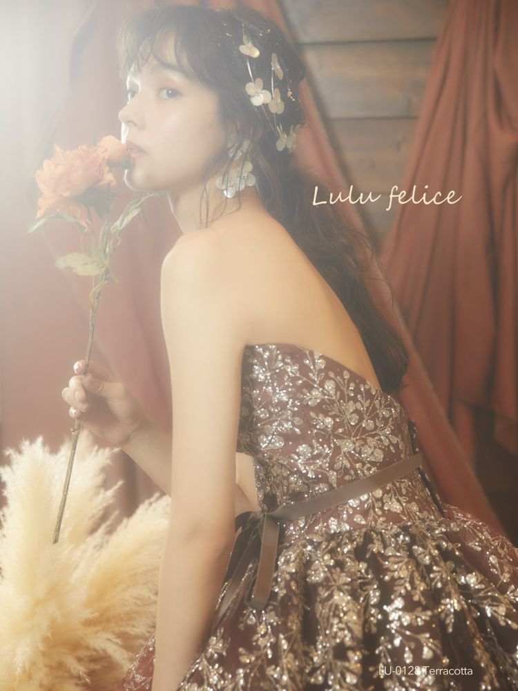LU-0128 Terracotta｜Hiro WEDDING COSTUME(ヒロウェディングコスチューム)｜ドレス検索サイト【ウエディング ...