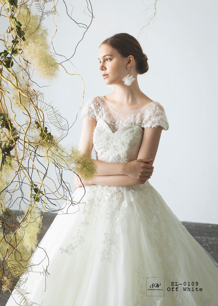 シマーホワイト｜bridal house TUTU(ブライダルハウスチュチュ)｜ドレスショップ検索サイト【ウエディングパークドレス】